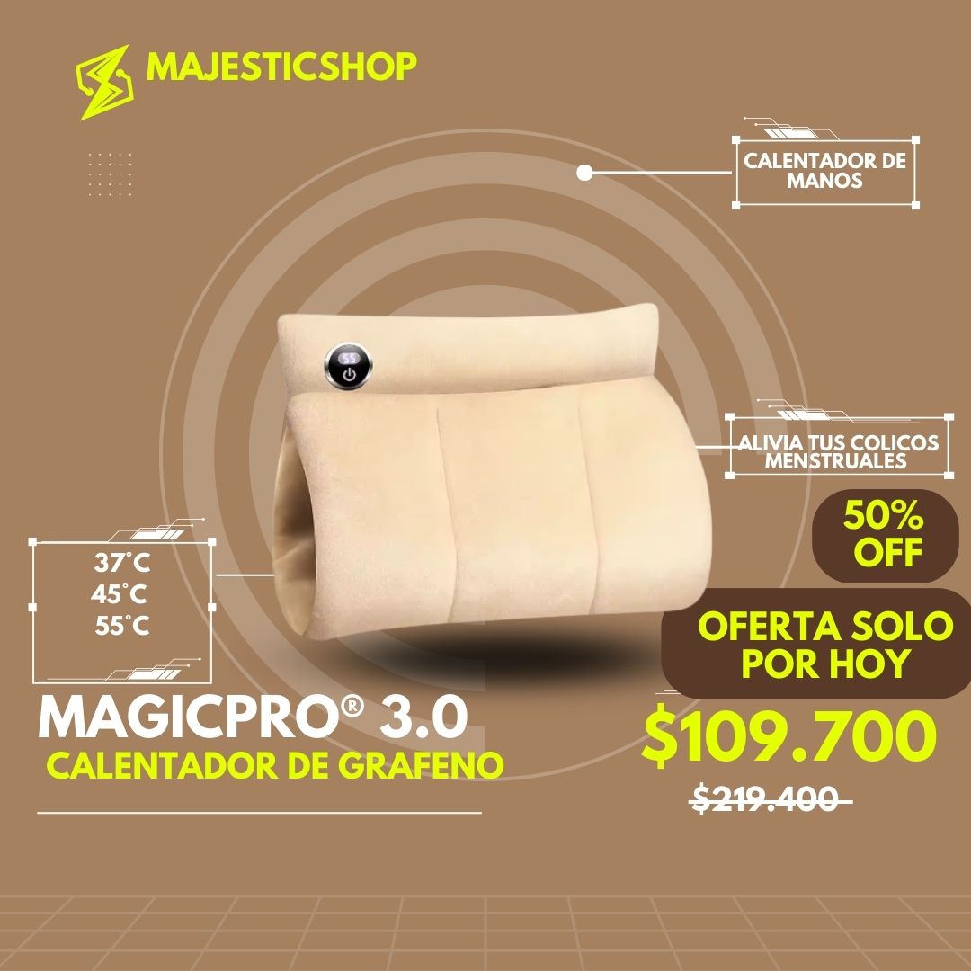 MagicPro® 3.0 Calentador de Manos, Abdomen, Espalda y mas – MAJESTIC SHOP